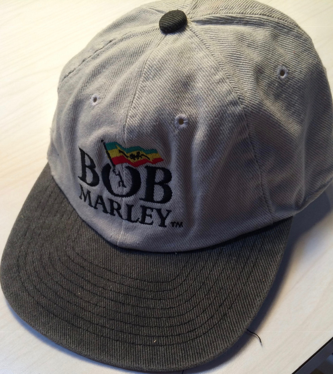 Bob Marley - Natural / Gray Slouch Cap - SKREW