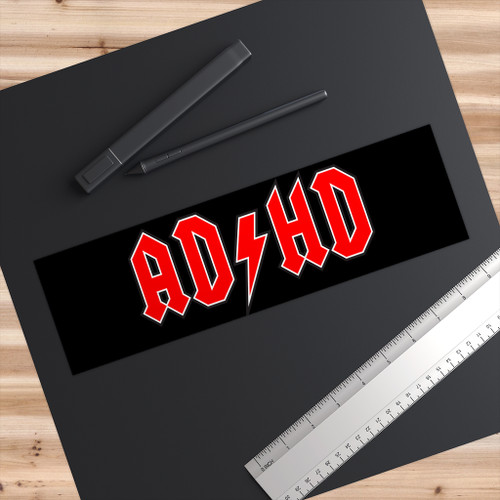 AD/HD a Parody of AC/DC ADHD Bumper Stickers - SKREW
