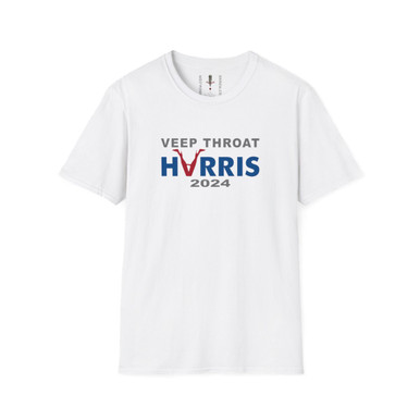 Harris Legs-A Veep Throat 2024 Unisex Softstyle T-Shirt - SKREW