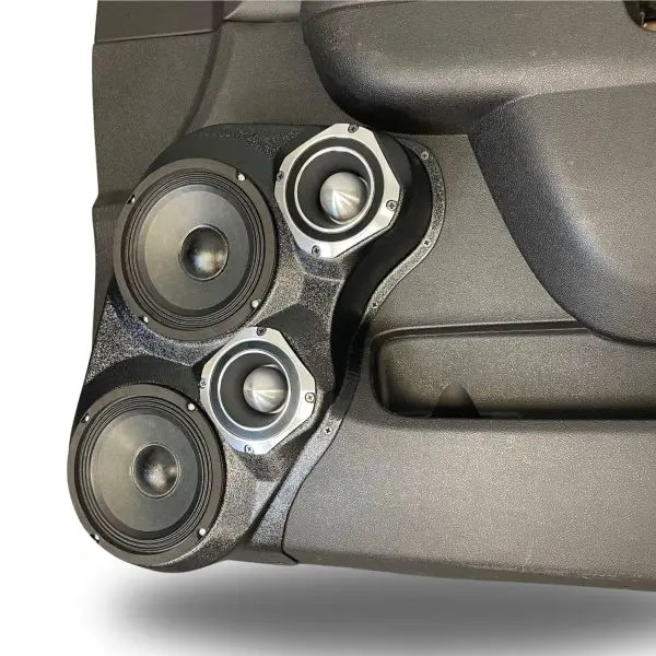 Dual 6.5″ and Dual 4″ Speaker Pods for the Front Door of a 10-14 GM ...