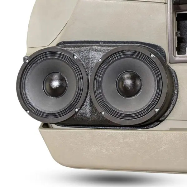 Dual 8″ Speaker Pods for the Front Door of a 03-07 Hummer H2 SUV