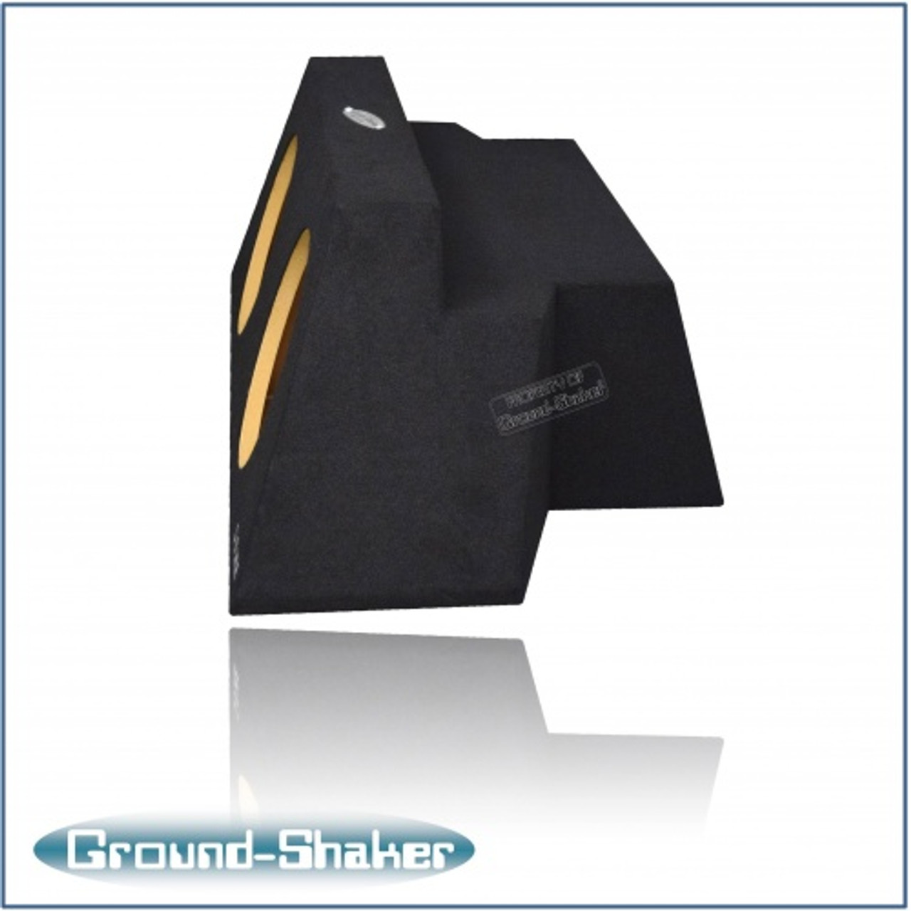 black 10" dual sealed sub box, fits infiniti g35 coupe 2003-2008