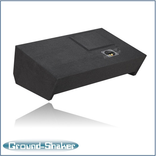 black 10" single sealed sub box, fits 19-24 chevy silverado double ...