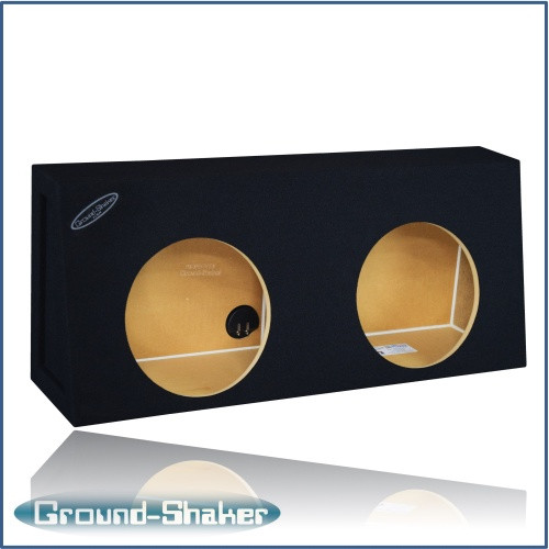 black 12" dual sealed truck sub box