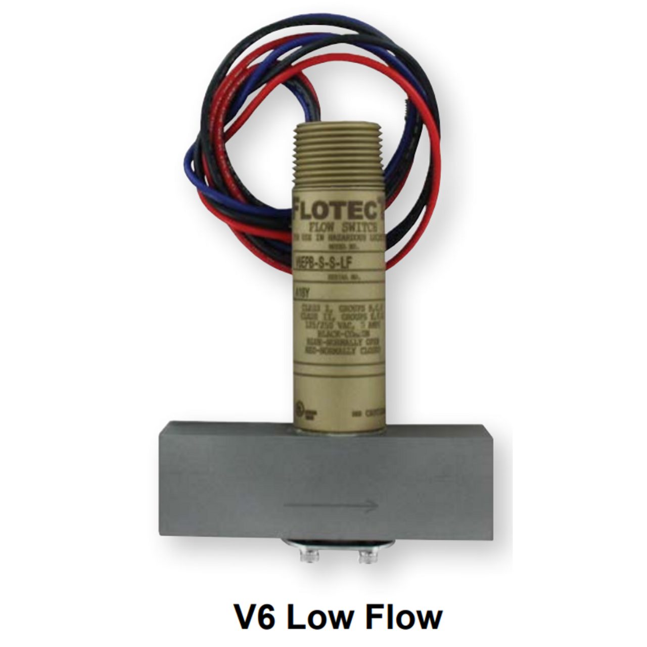 Series V6 FLOTECT® Mini-Size Flow Switch - Controls and Meters