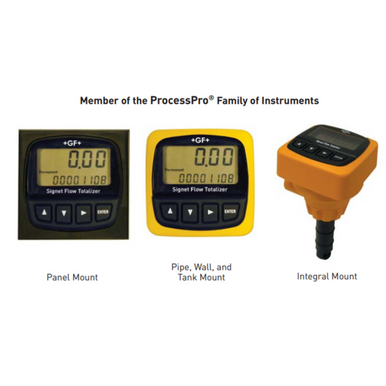 8150 Battery Powered Flow Totalizer - Controls and Meters