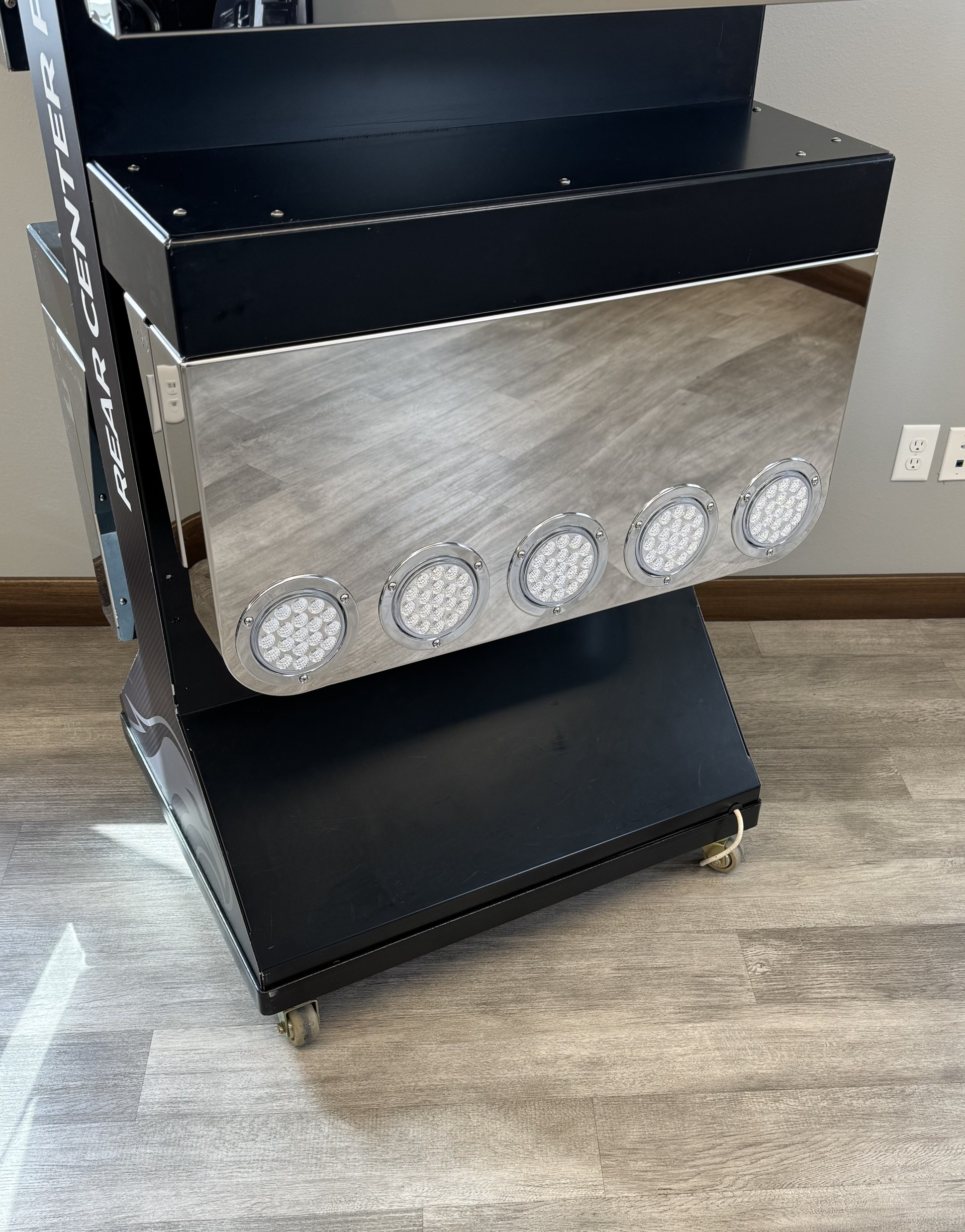 33"W x 20" Drop Rear Center Panel – Radius Bottom Corners with (5) 4 ...