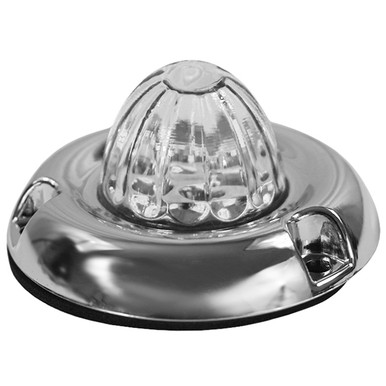 Legendary Glass 1-1/2 Inch Watermelon - Blue LED Light W/ Curved Chrome ...