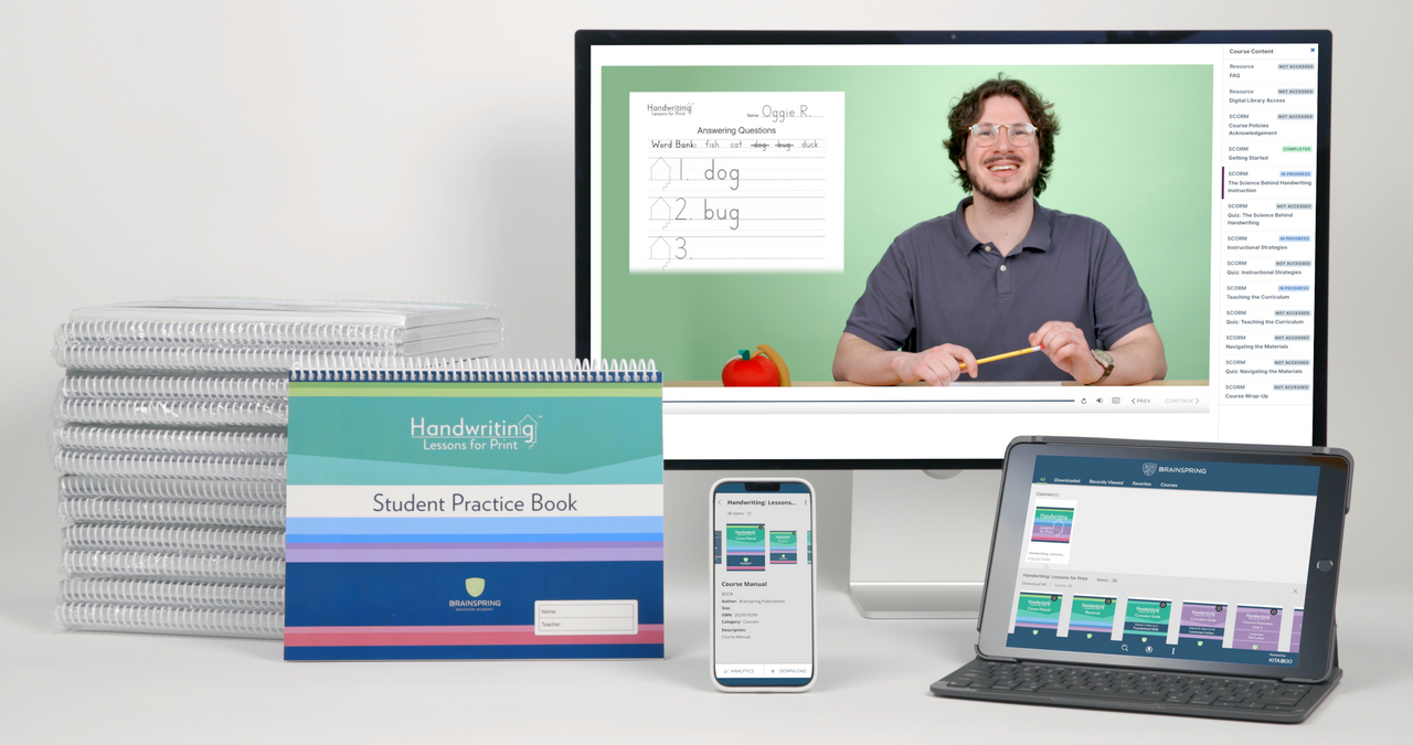 Classroom Package - Handwriting: Lessons for Print - Brainspring Store
