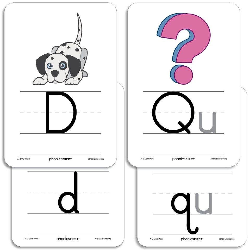 Pre-K Alphabet and Phonics First® Key Word Cards - Brainspring Store