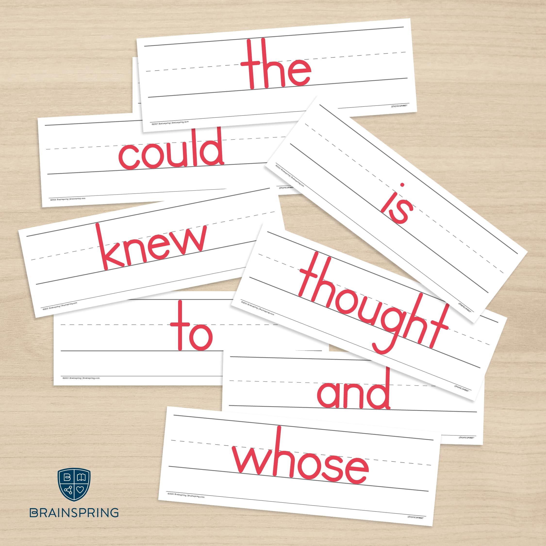 The Evolution of Red Words - Brainspring Store