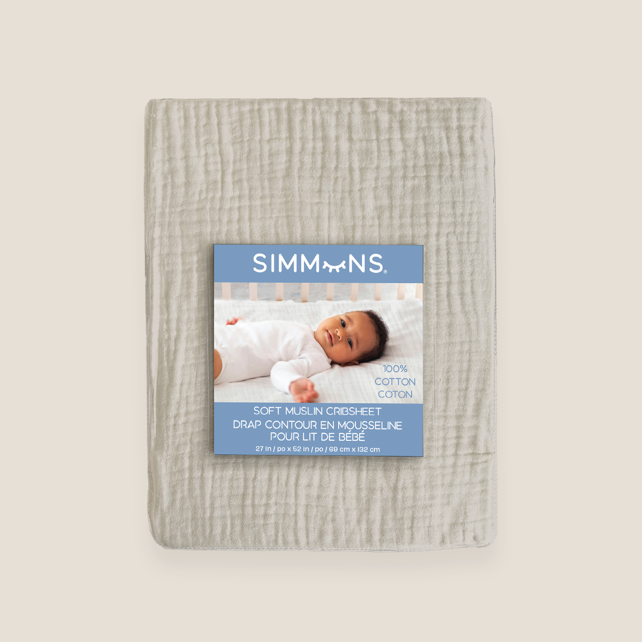 Drap pour lit bébé Simmons | Drap Pour Lit bébé