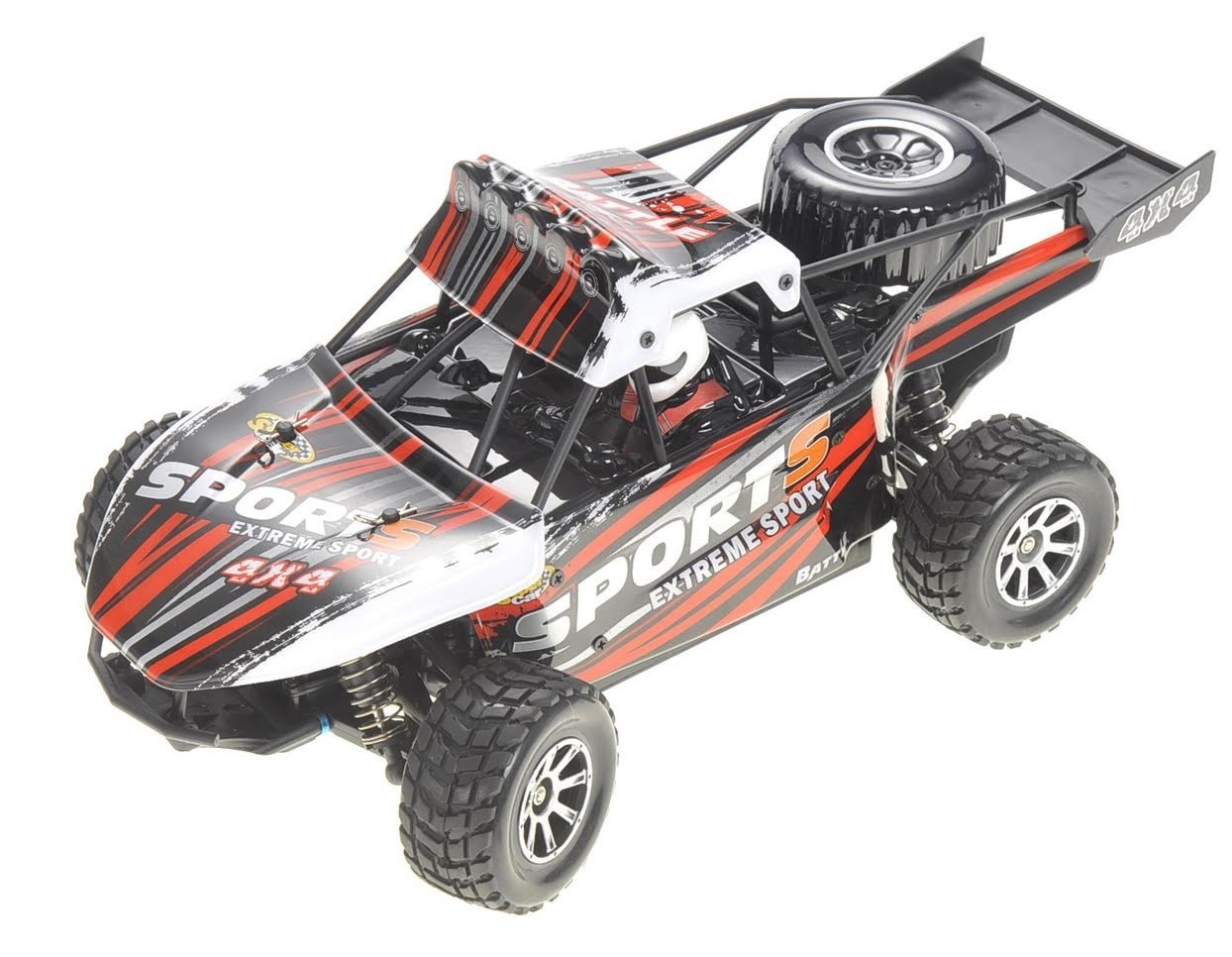 1/18 Vortex RC Monster Truck 4WD Electric 2.4GHz Yellow - Zandatoys