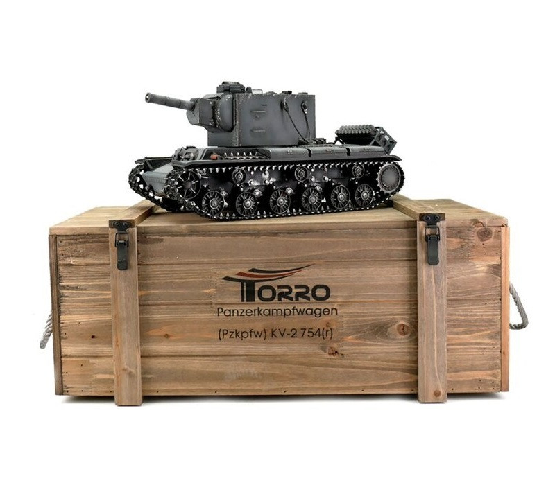 1/16 Torro German KV-2 754r RC Tank 2.4GHz Airsoft Metal Edition PRO ...