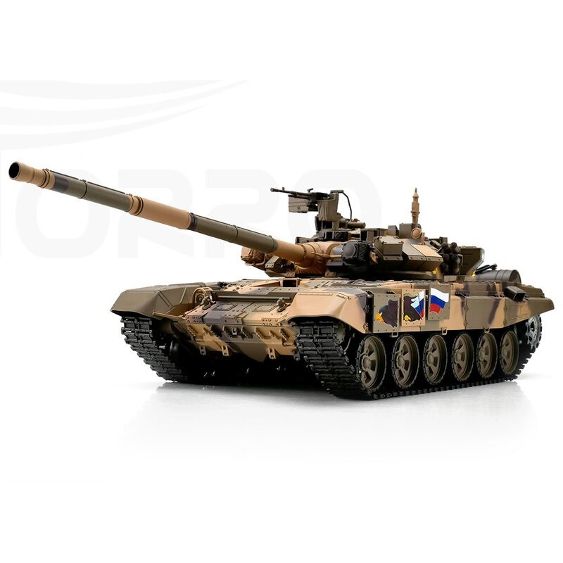 1/16 Heng Long Russian T90 RC Tank Airsoft & Infrared 2.4GHz TK6.0S ...