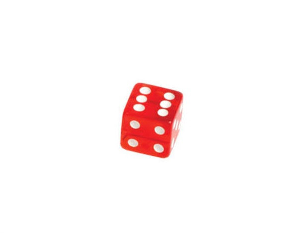 Red Translucent Dice 100 pcs - Zandatoys