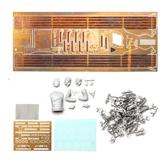 1/16 German Pz.Kpfw 38 Tank Assembly Kit - Zandatoys