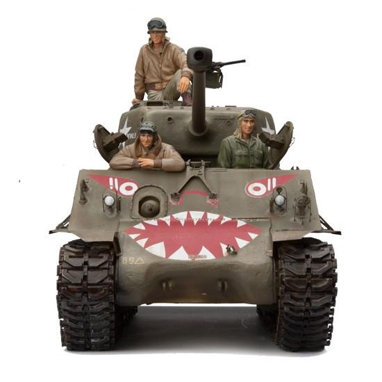 1/16 US M4A3E8 Sherman Tank Assembly Kit - Zandatoys