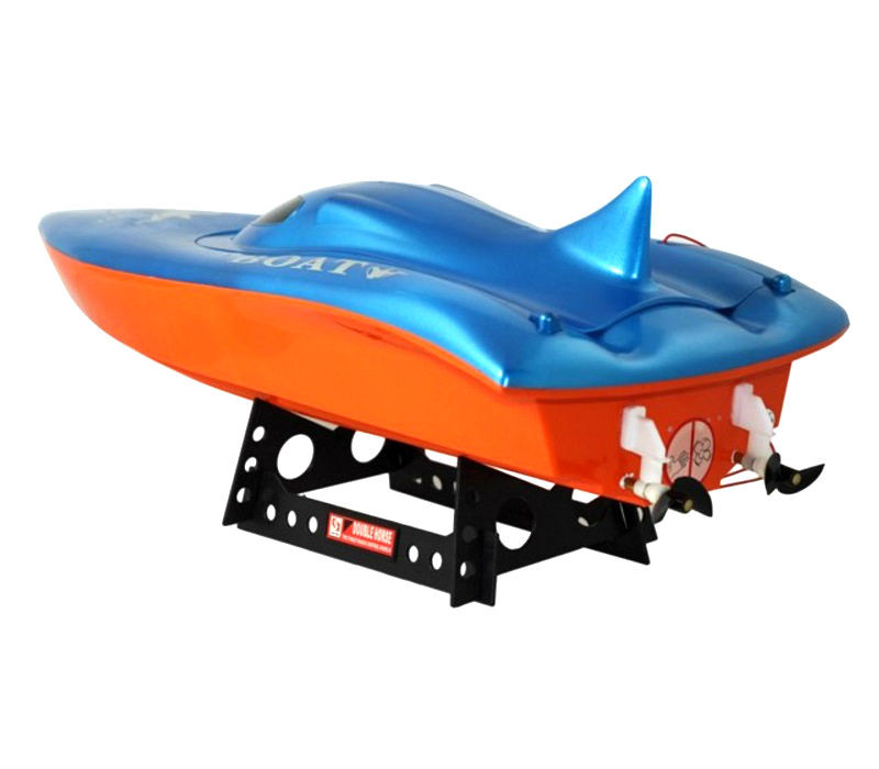 Balaenoptera Musculus RC Racing Boat Electric Dual Engine 2CH Blue ...
