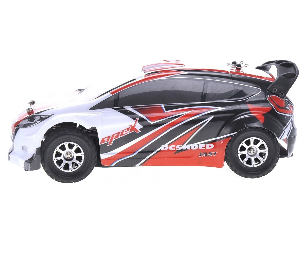 1/18 Vortex Rally RC Car 4WD Electric 2.4GHz Red - Zandatoys