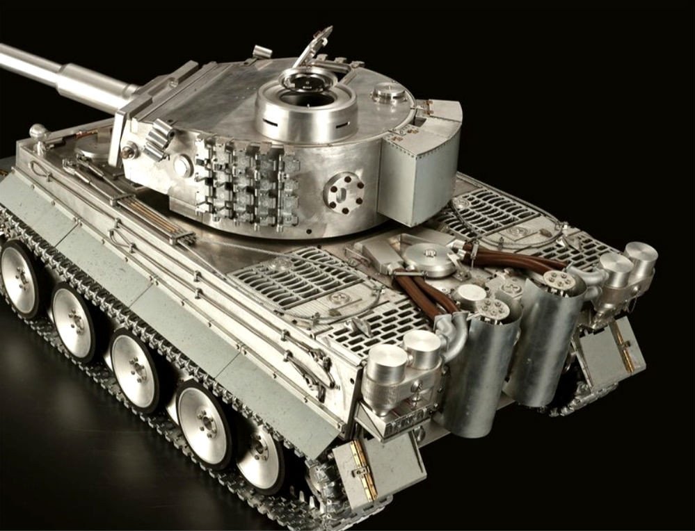 1/6 Large Scale German Tiger I RC Tank Airsoft 2.4GHz 100% Metal ...
