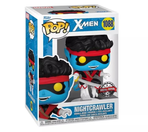 Funko Pop! Marvel Nightcrawler X-Men Figure Pop #1088 Special Edition ...