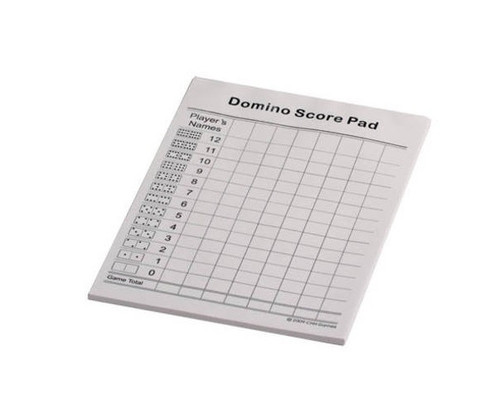 Dominoes Score Tracker 50 Sheets - Zandatoys