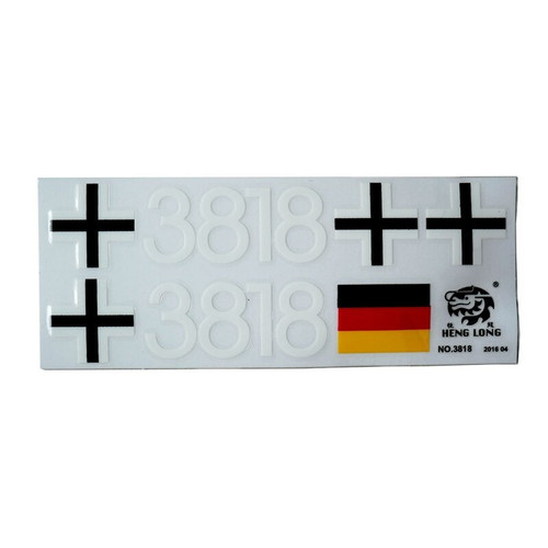 1/16 Heng Long German Tiger I RC Tank Decals - Zandatoys