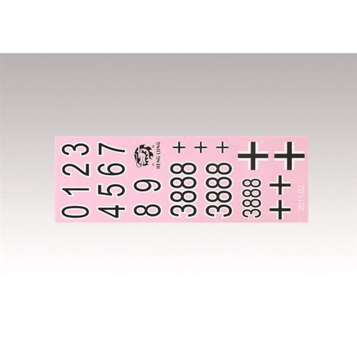 1/16 Heng Long German King Tiger Porsche RC Tank Decals - Zandatoys
