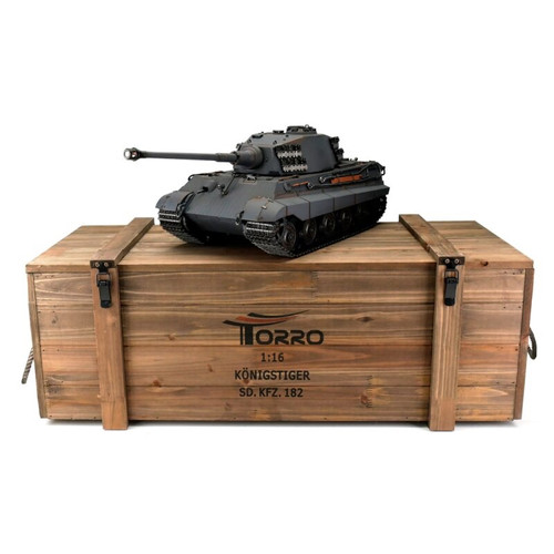 1/16 Torro King Tiger Henschel RC Tank 2.4G Airsoft Metal Edition PRO ...