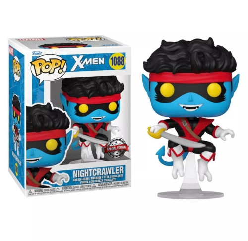 Funko Pop! Marvel Nightcrawler X-Men Figure Pop #1088 Special Edition ...