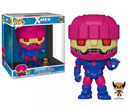 JUMBO Funko Pop! X-MEN Sentinel 10 Inch with Wolverine Figure #1054 PX ...