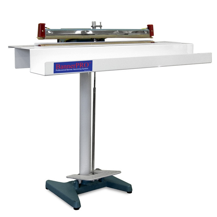 BannerPRO Banner Hemming Machine with Tray System by Supply55