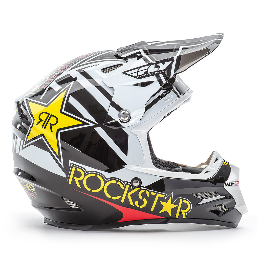 Fly Racing F2 Carbon Rockstar Helmet - Sportbike Track Gear