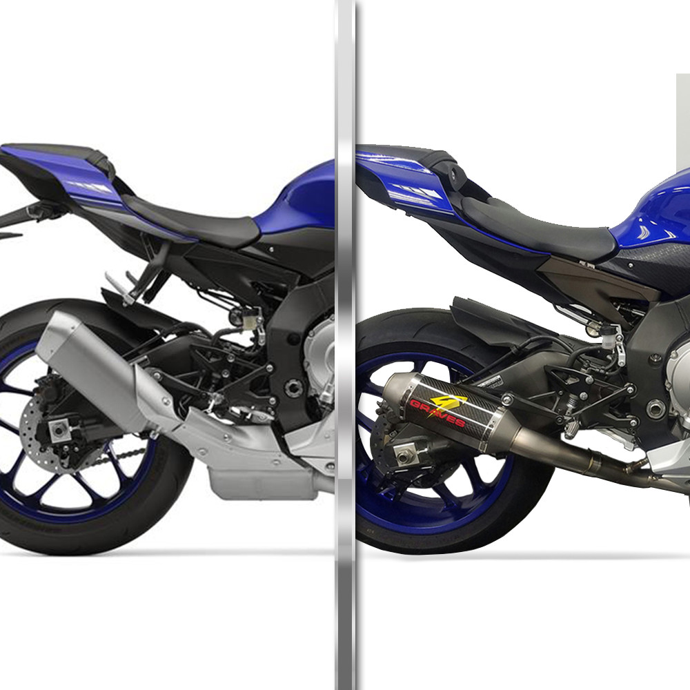 2015-2023 Yamaha R1 Graves Motorsports Full Titanium Exhaust System ...