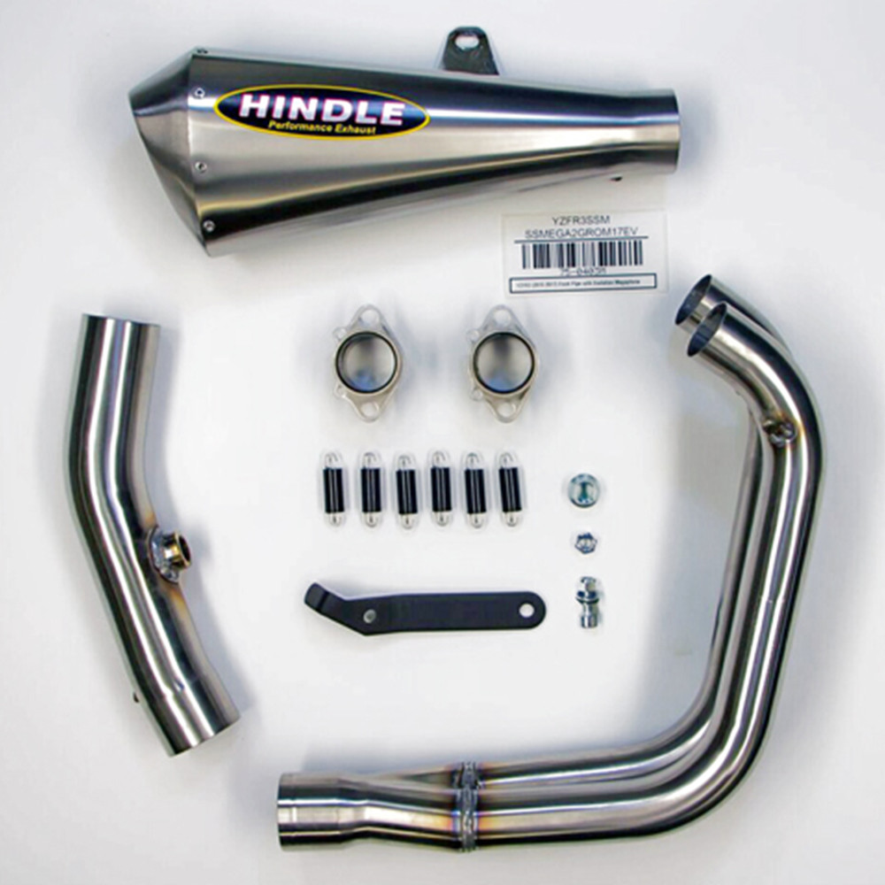 Hindle Yamaha R3 2015-2023 EVO Megaphone Full Exhaust System