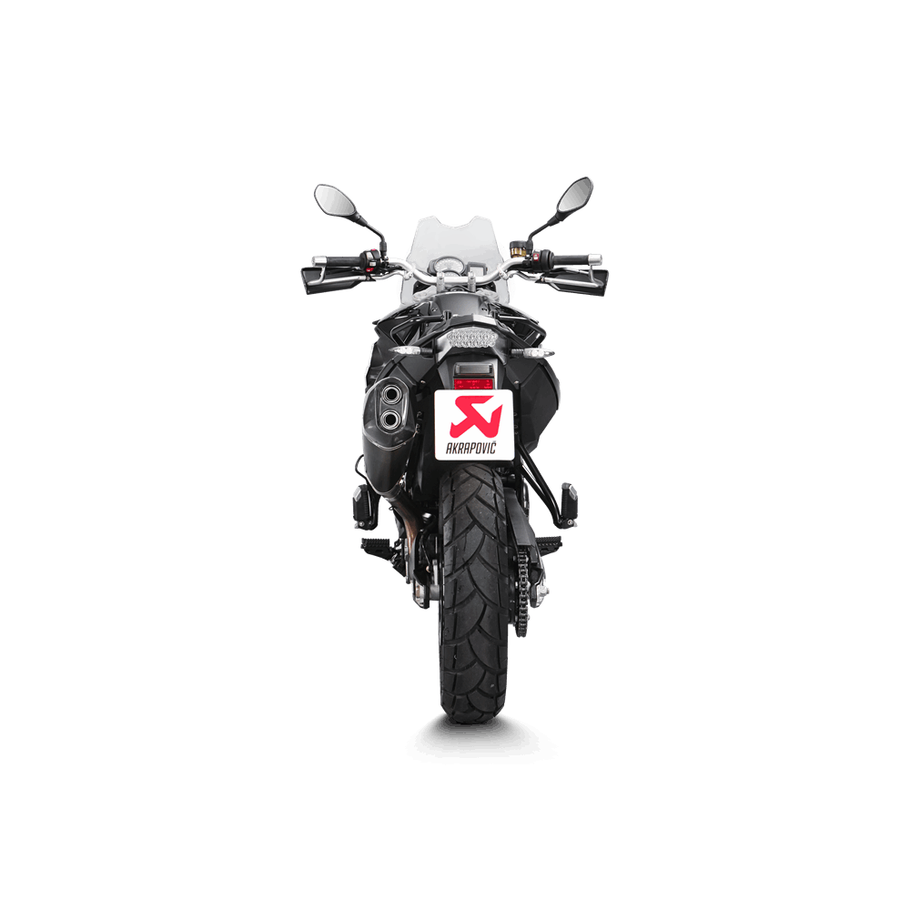Akrapovic BMW F800GS Adventure 13-17 Black Titanium Slip-On Exhaust ...