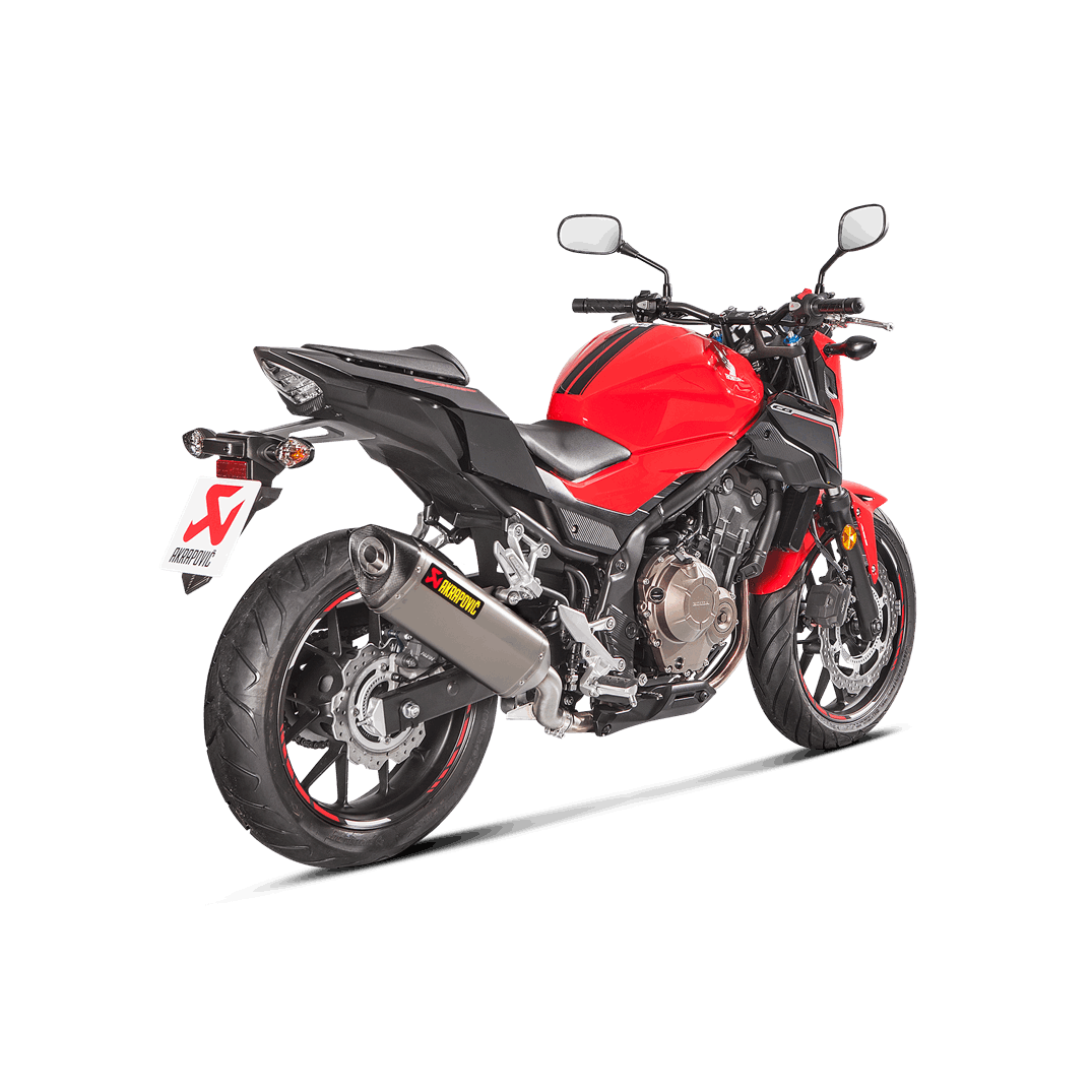 Akrapovic Honda CB500F 16-18 Stainless Steel Slip-On Exhaust ...