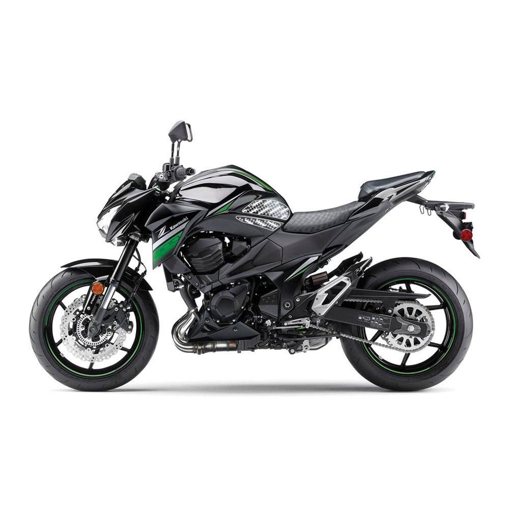 Stompgrip Kawasaki Z800 13-16 Traction Pad Tank Kit - Sportbike Track Gear