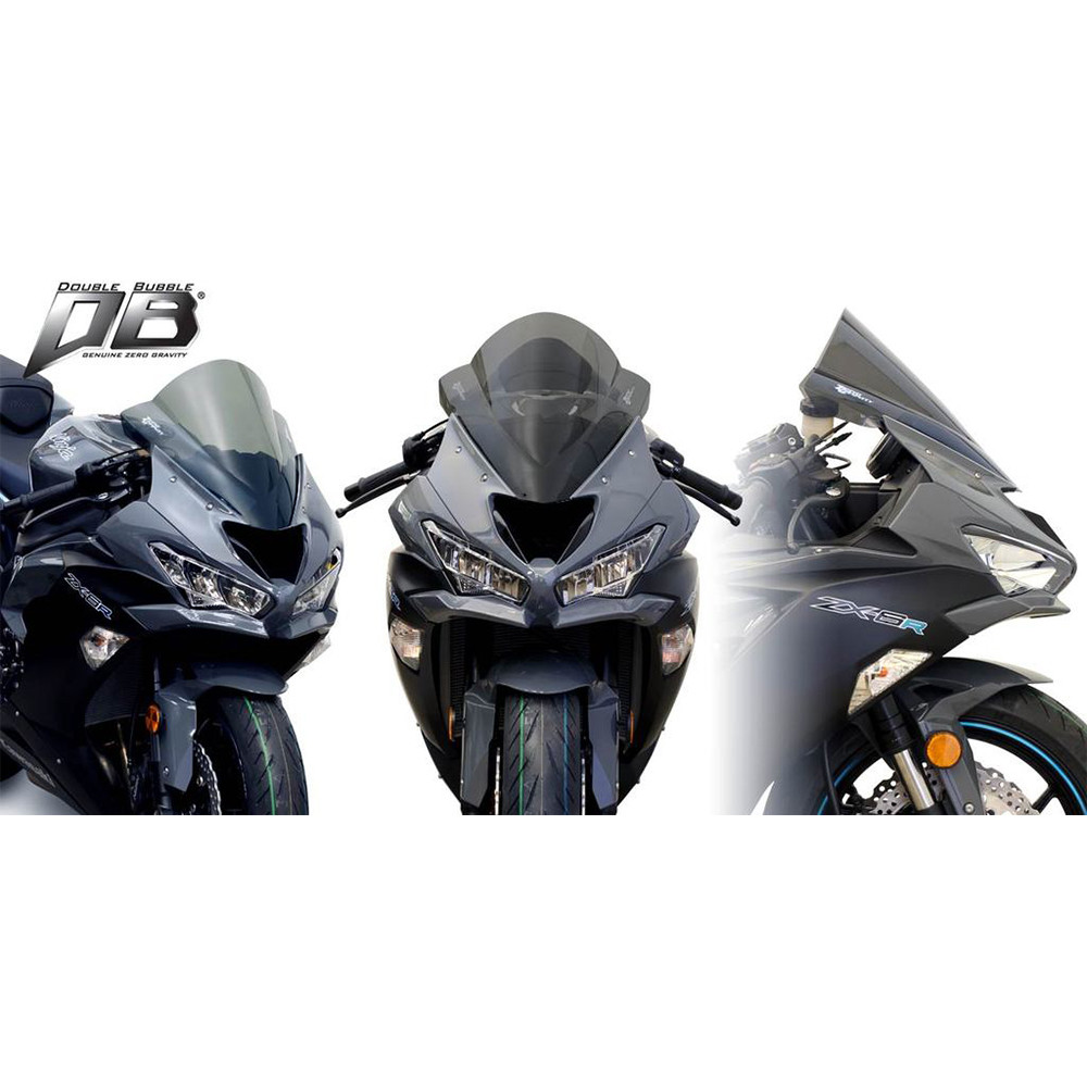 Zero Gravity Kawasaki ZX6R 2019-2021 Double Bubble Windscreen
