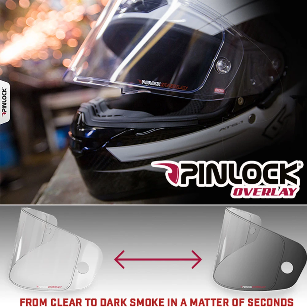 HJC HJ-26 Photochromatic Sun Reactive Overlay Lens - Sportbike Track Gear