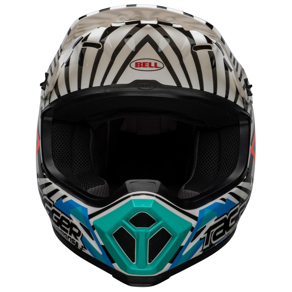 Bell MX-9 MIPS Tagger Check Me Out Helmet [Large] - Sportbike Track Gear