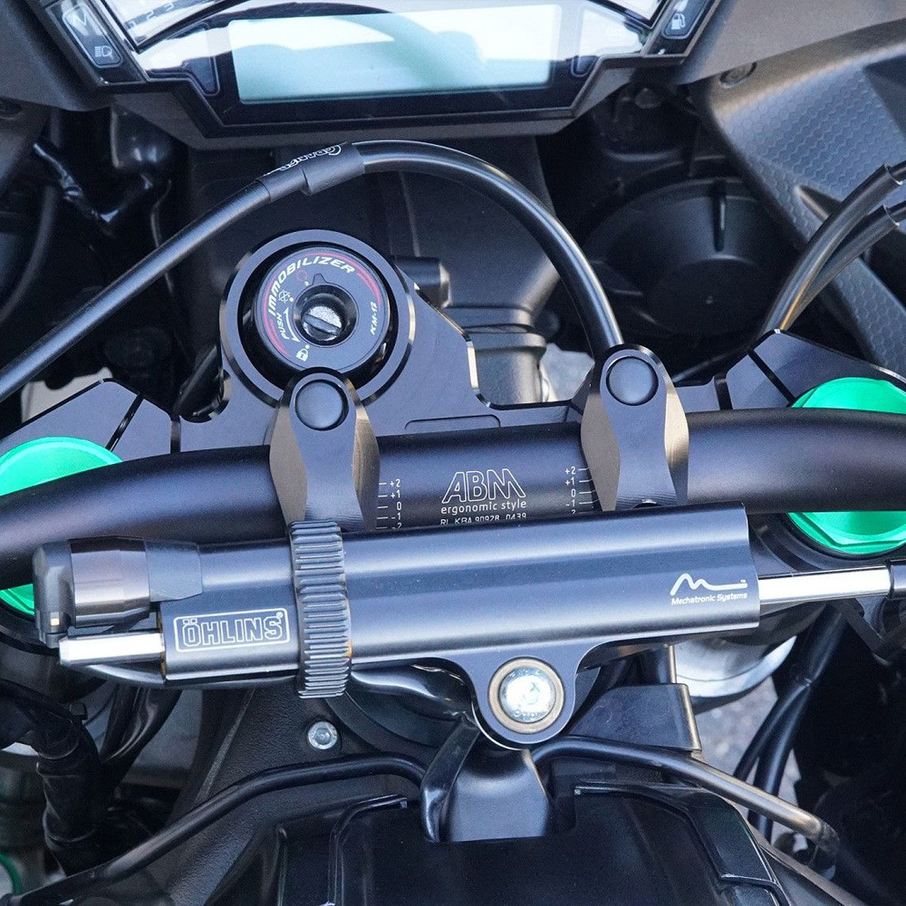 ABM Kawasaki ZX10R ABS 2016-2021 Handlebar Riser Kit
