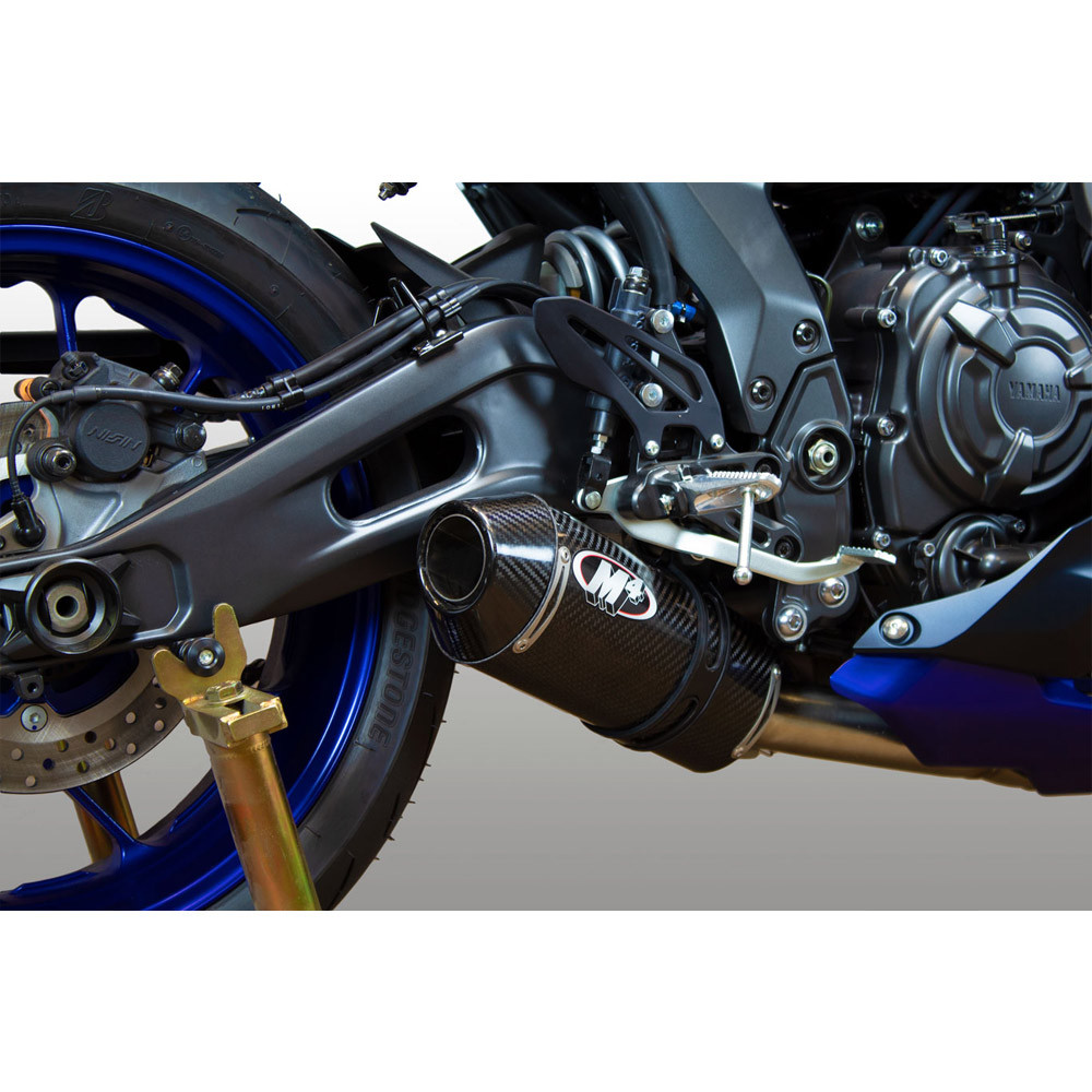 M4 Yamaha R7 2021-2024 Full Exhaust System Carbon Canister
