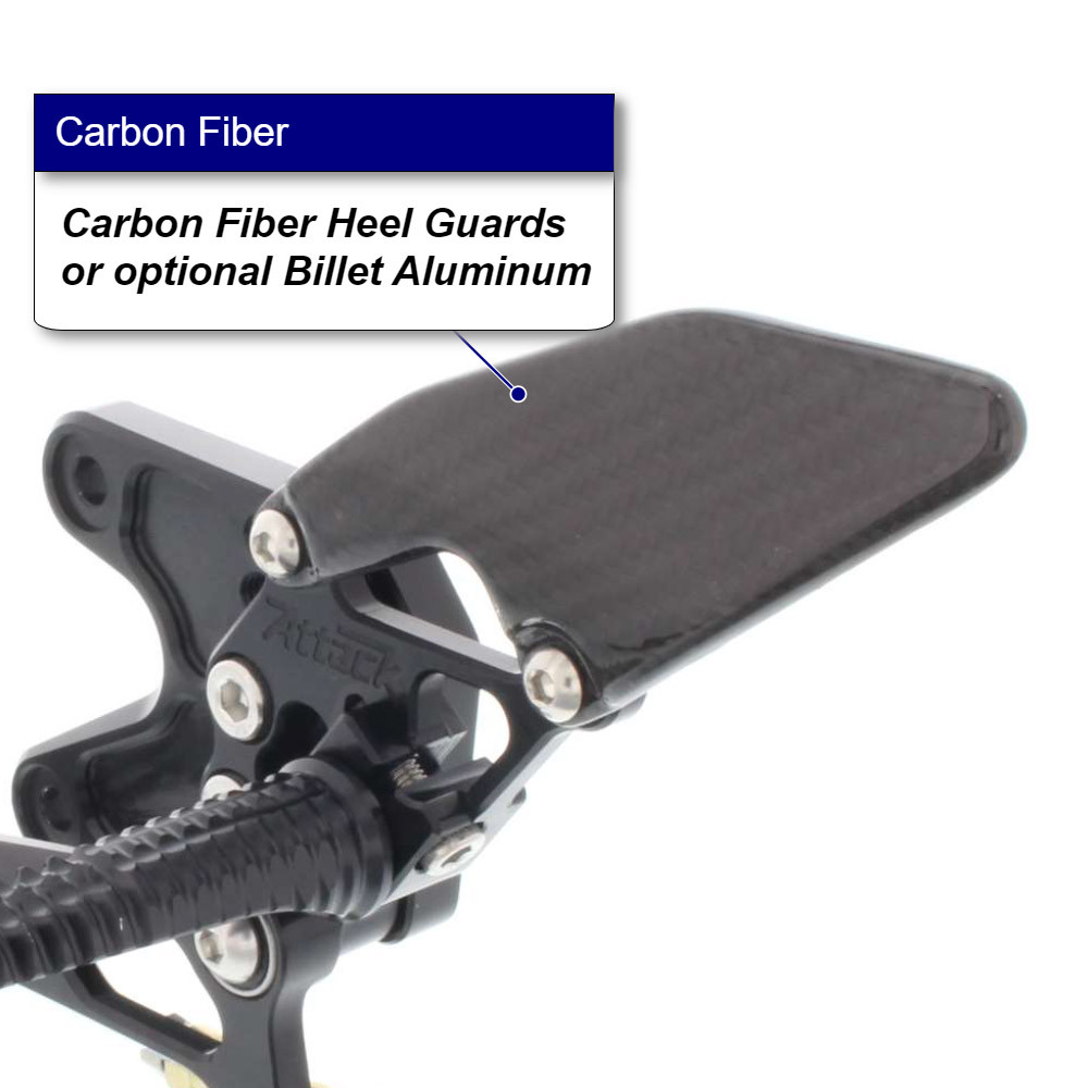 Attack Performance Yamaha R7 2022-2023 Rearsets