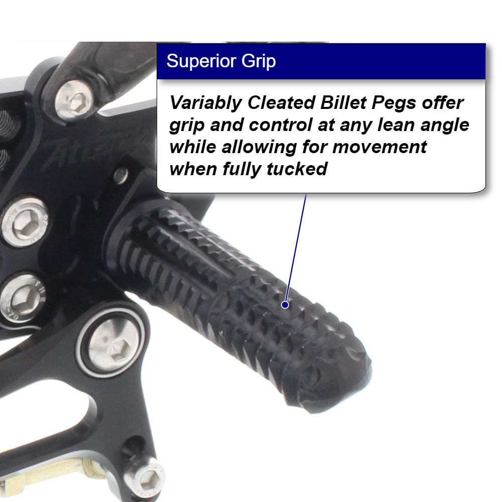 Attack Performance Yamaha R7 2022-2024 Rearsets