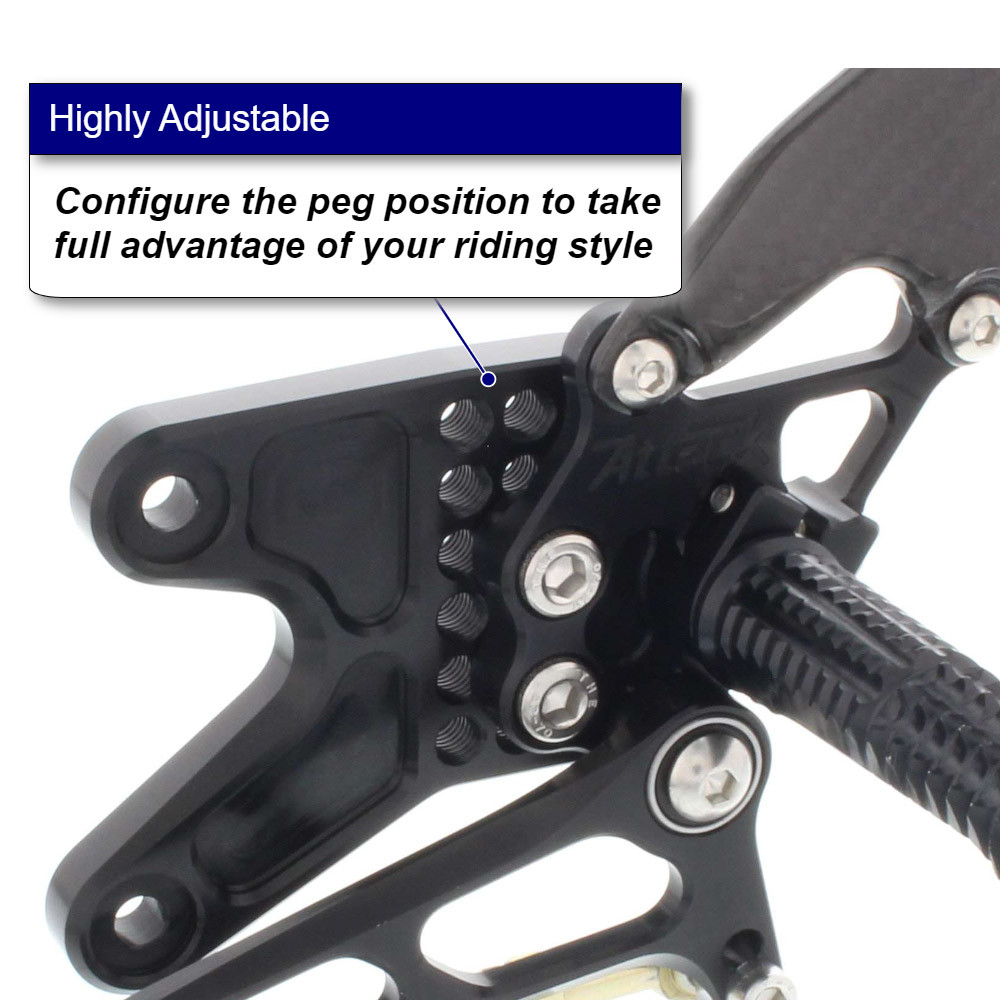 Attack Performance Yamaha R7 2022-2023 Rearsets