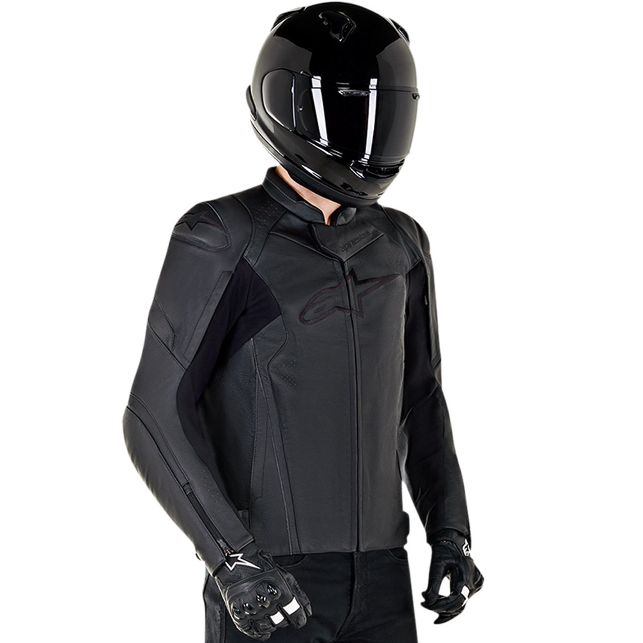 Alpinestars Faster V2 Leather Jacket Sportbike Track Gear