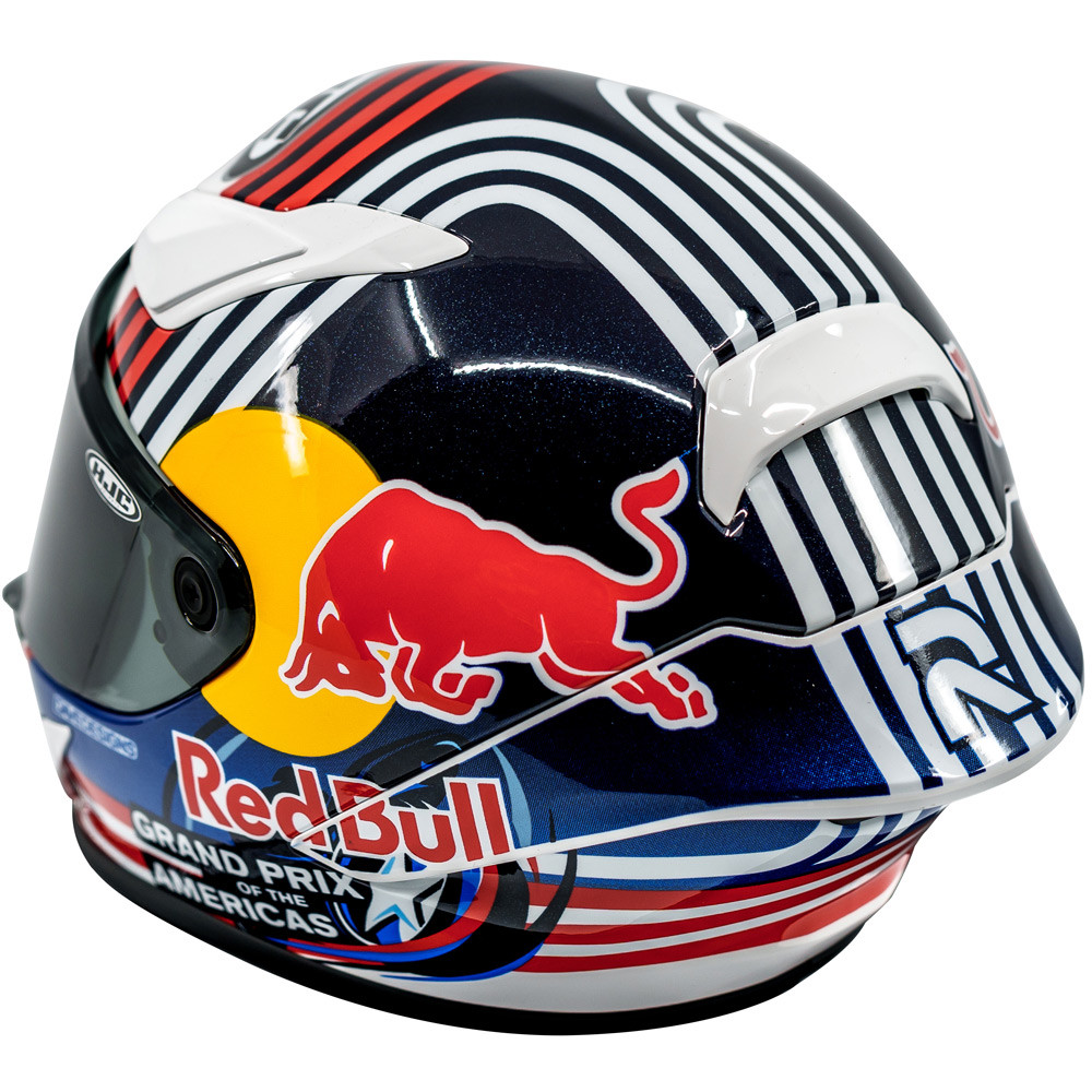 HJC RPHA 1 Red Bull Austin GP Mini Replica Helmet - Sportbike Track Gear