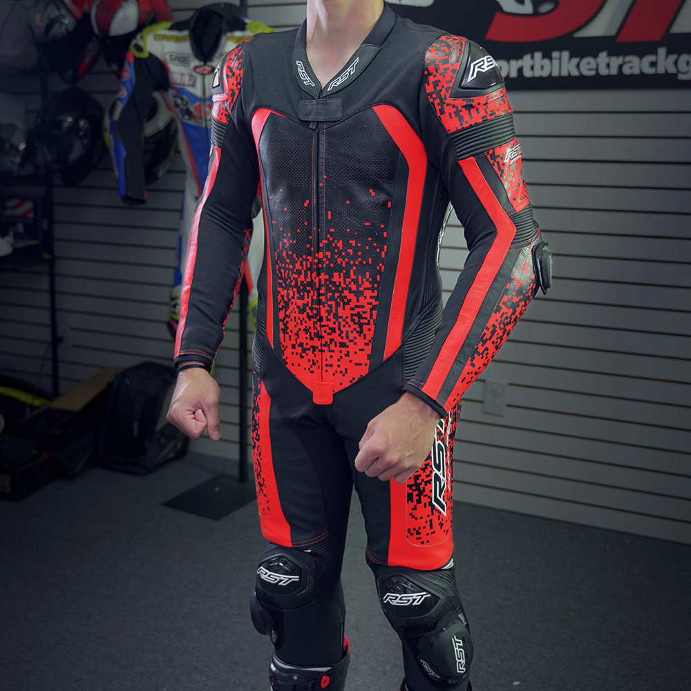 RST Pro Series Evo Airbag CE One Piece Leather Race Suit - Sportbike ...
